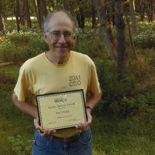 Dave Cady wins Golden Service Award – Buffalo Orienteering Club